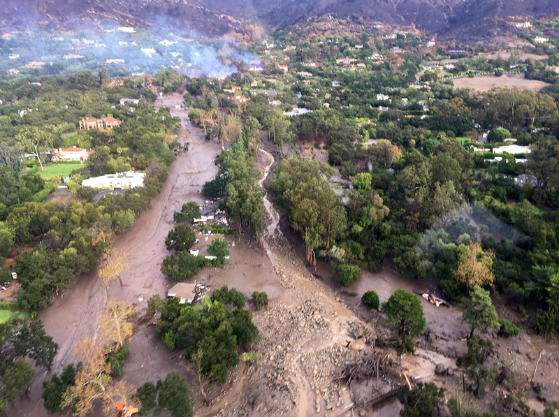 Search Efforts Continue After California Mudslides Killed At Least 17 ...