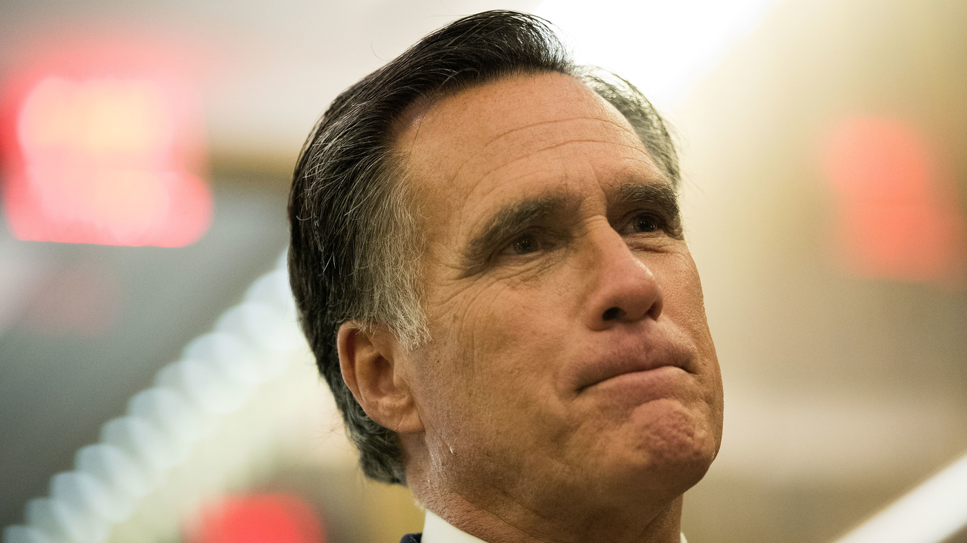Mitt Romney Takes Veiled Swipes At Trump In Senate Run Announcement Npr