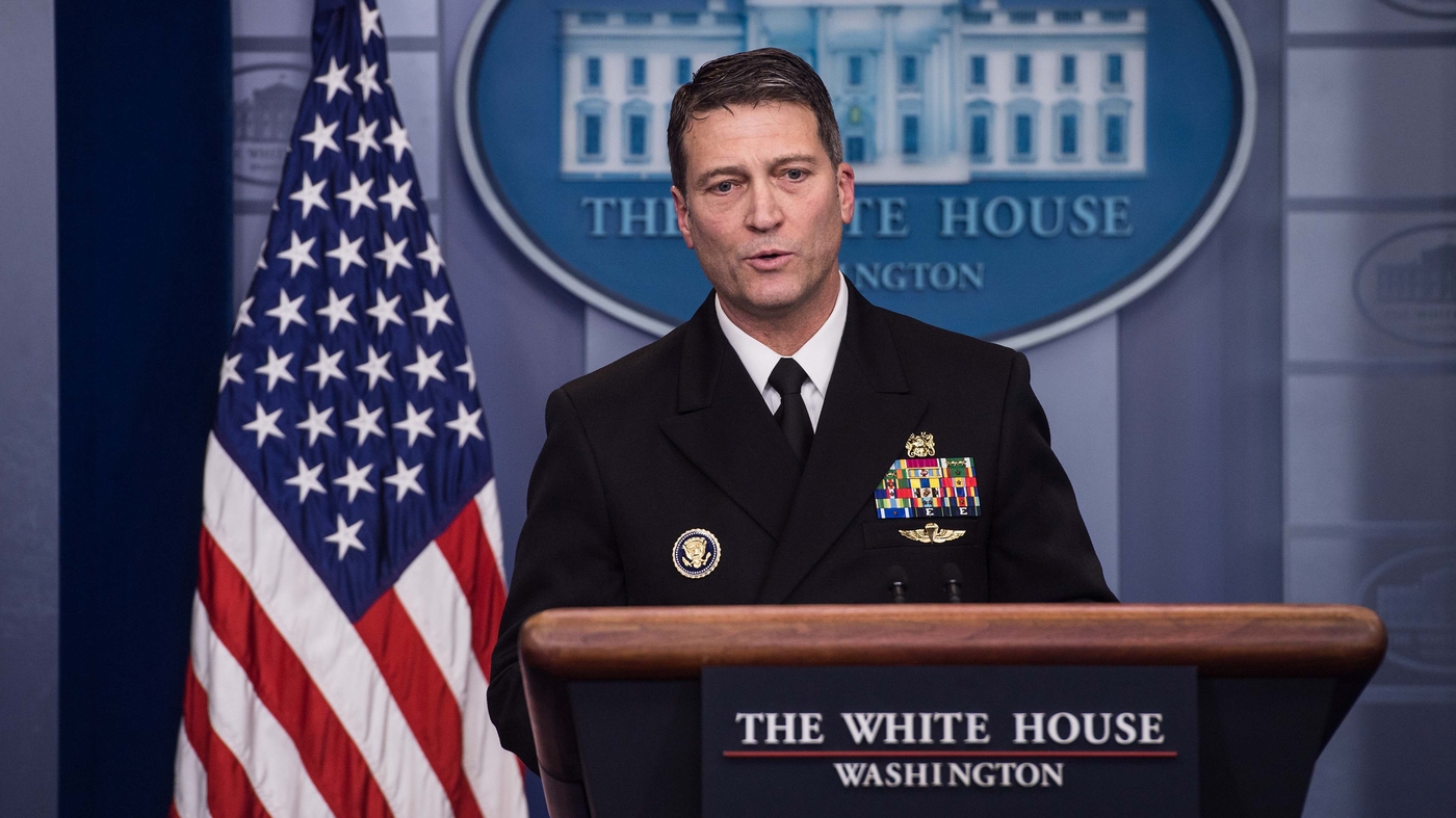 Ronny Jackson: Veterans Affairs Nominee Who Oversaw Trump's Physical : NPR
