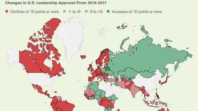 World's Regard For U.S. Leadership Hits Record Low In Gallup Poll : The ...