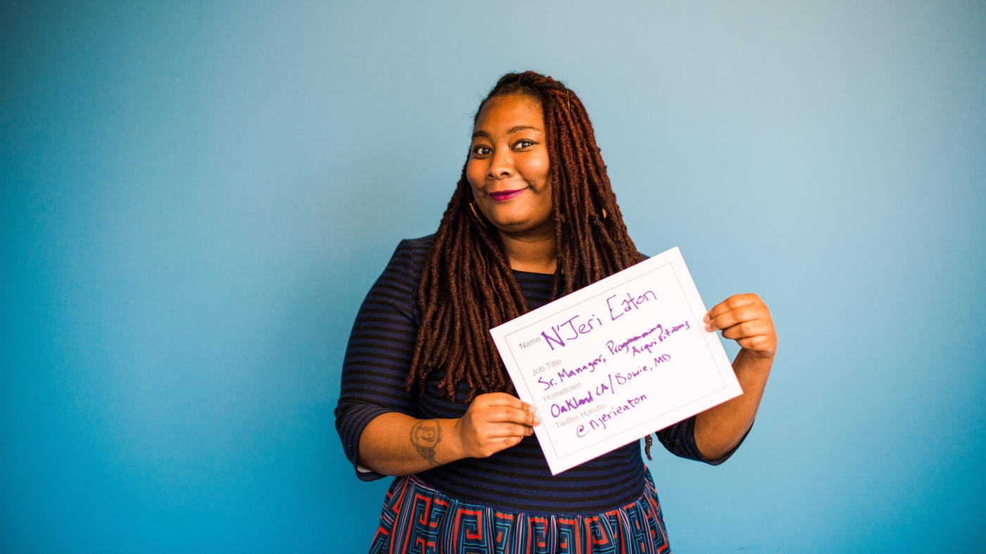 Faces Of NPR: N'Jeri Eaton : NPR Extra : NPR