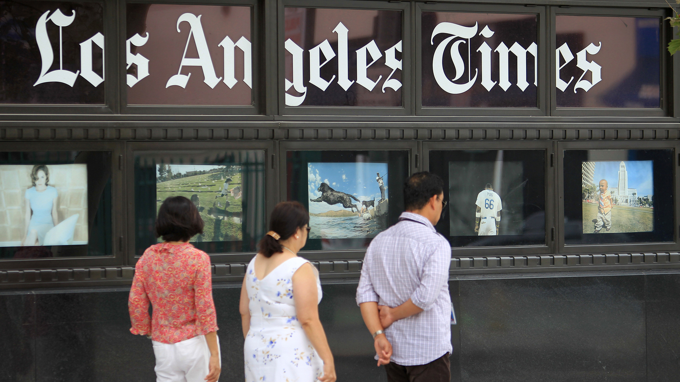 'LA Times' Business Editor Returns After Internal Leak Inquiry : NPR