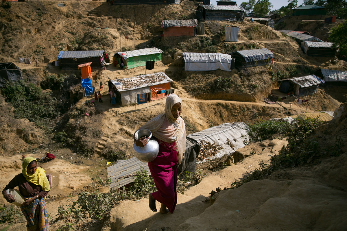 New Threat Looms For Rohingya Refugee Camps In Bangladesh: Monsoon ...
