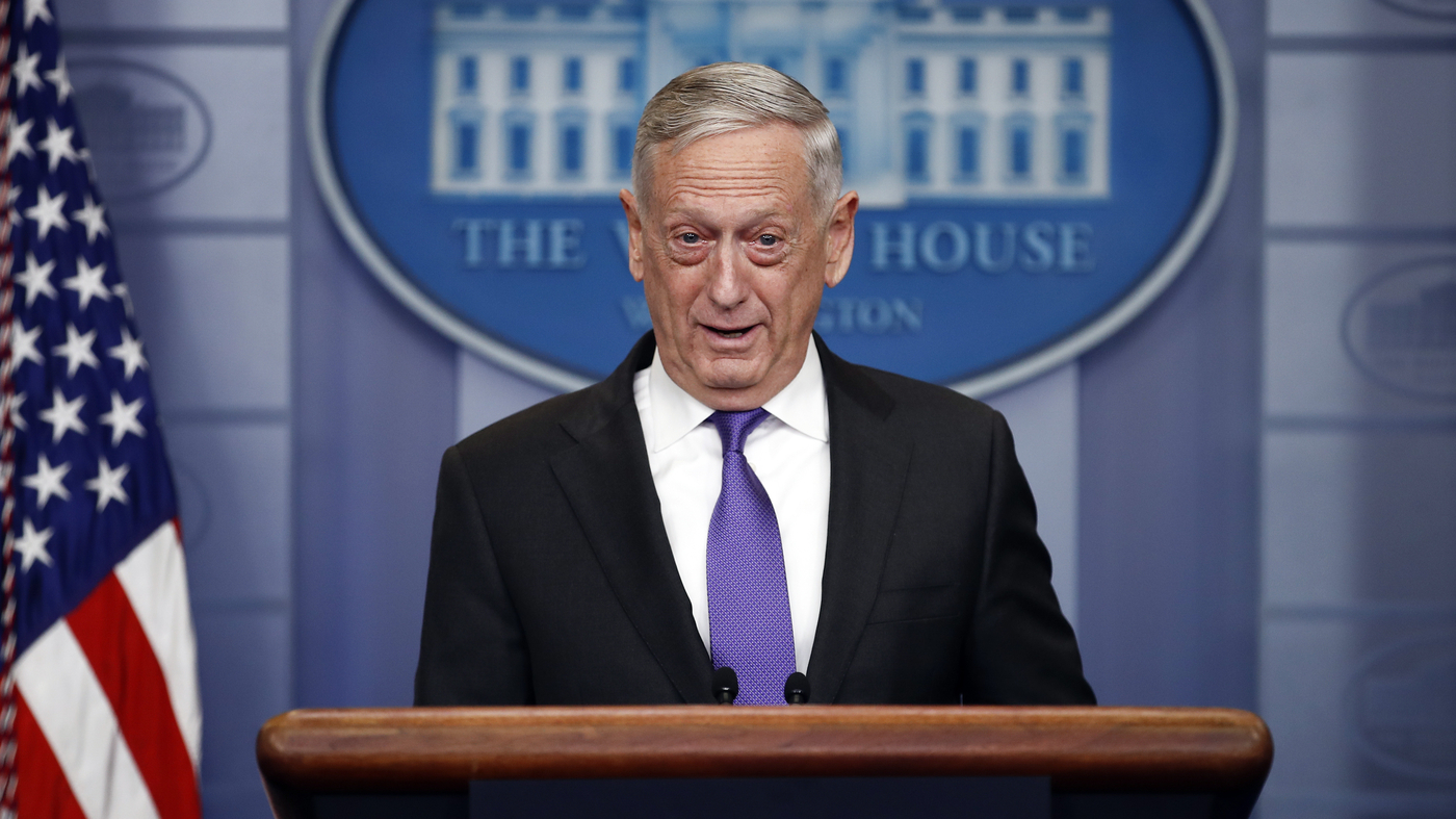 Mattis: 'DREAMers' In The Military Won't Be Deported : The Two-Way : NPR
