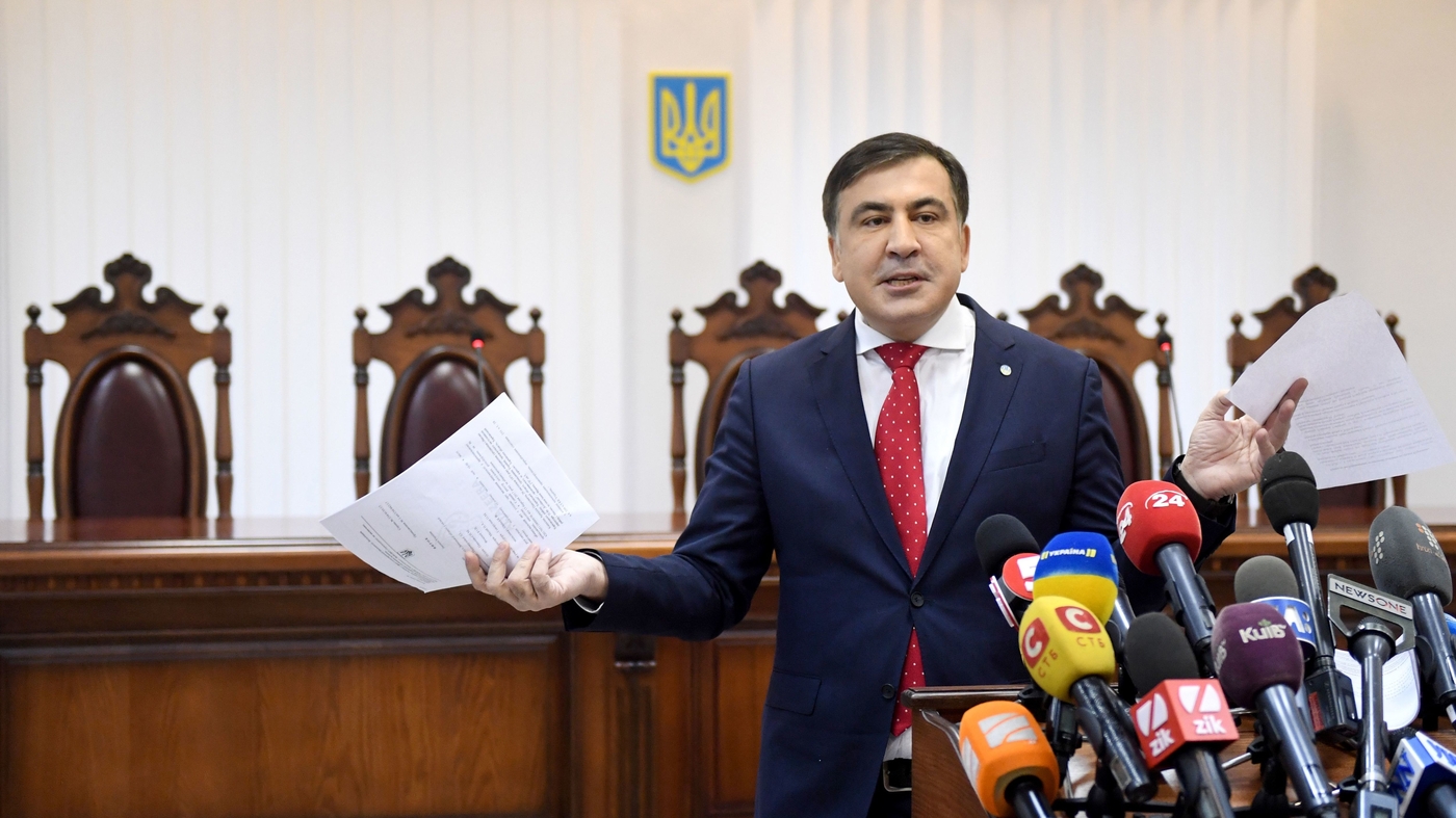 Ukraine Ejects Ex-Georgian President, Deporting Him To Poland : The Two ...