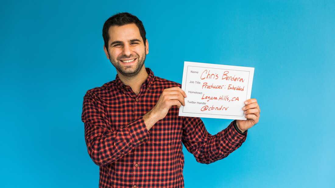 Faces Of NPR: Chris Benderev : NPR Extra : NPR