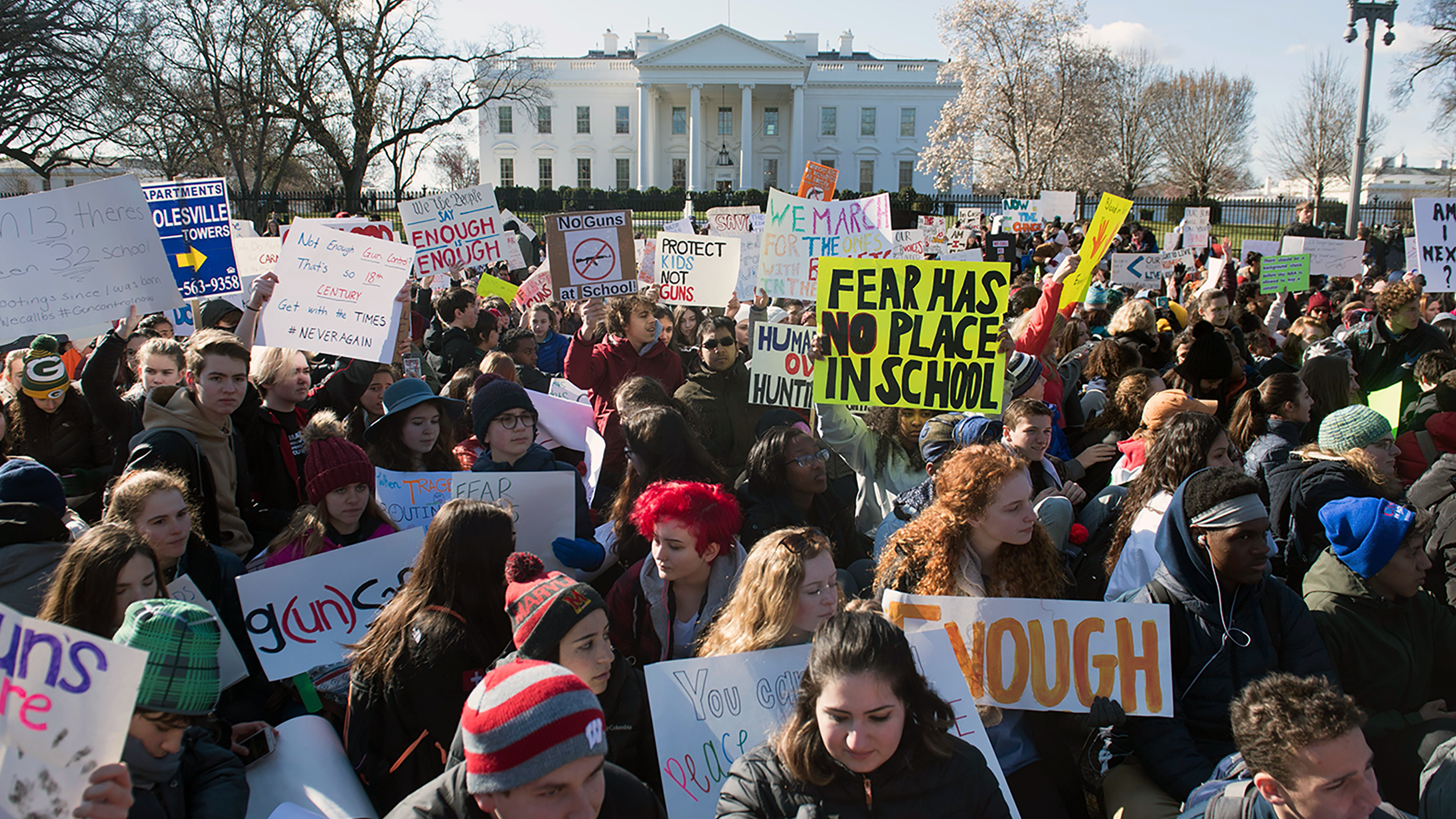 Across The Country, Students Walk Out To Protest Gun Violence : The Two ...