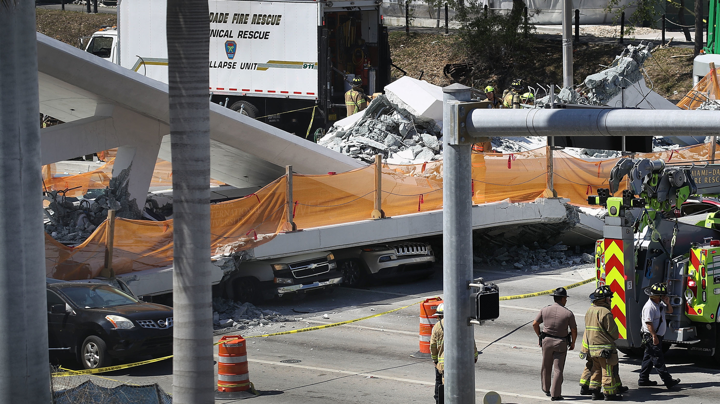 6 Dead After Florida International University Pedestrian Bridge ...