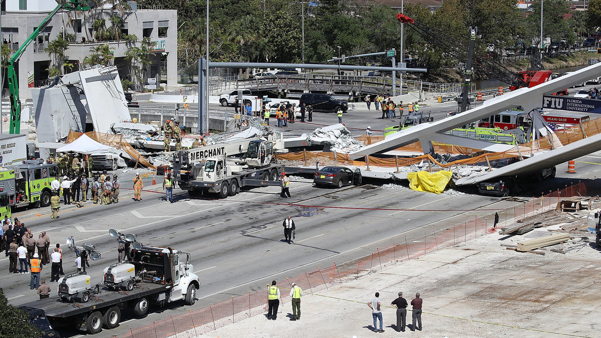 6 Dead After Florida International University Pedestrian Bridge ...