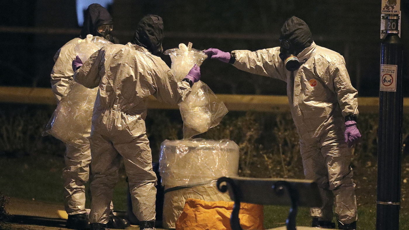 Britain Accuses Russia Of Stockpiling Deadly Nerve Agent : NPR