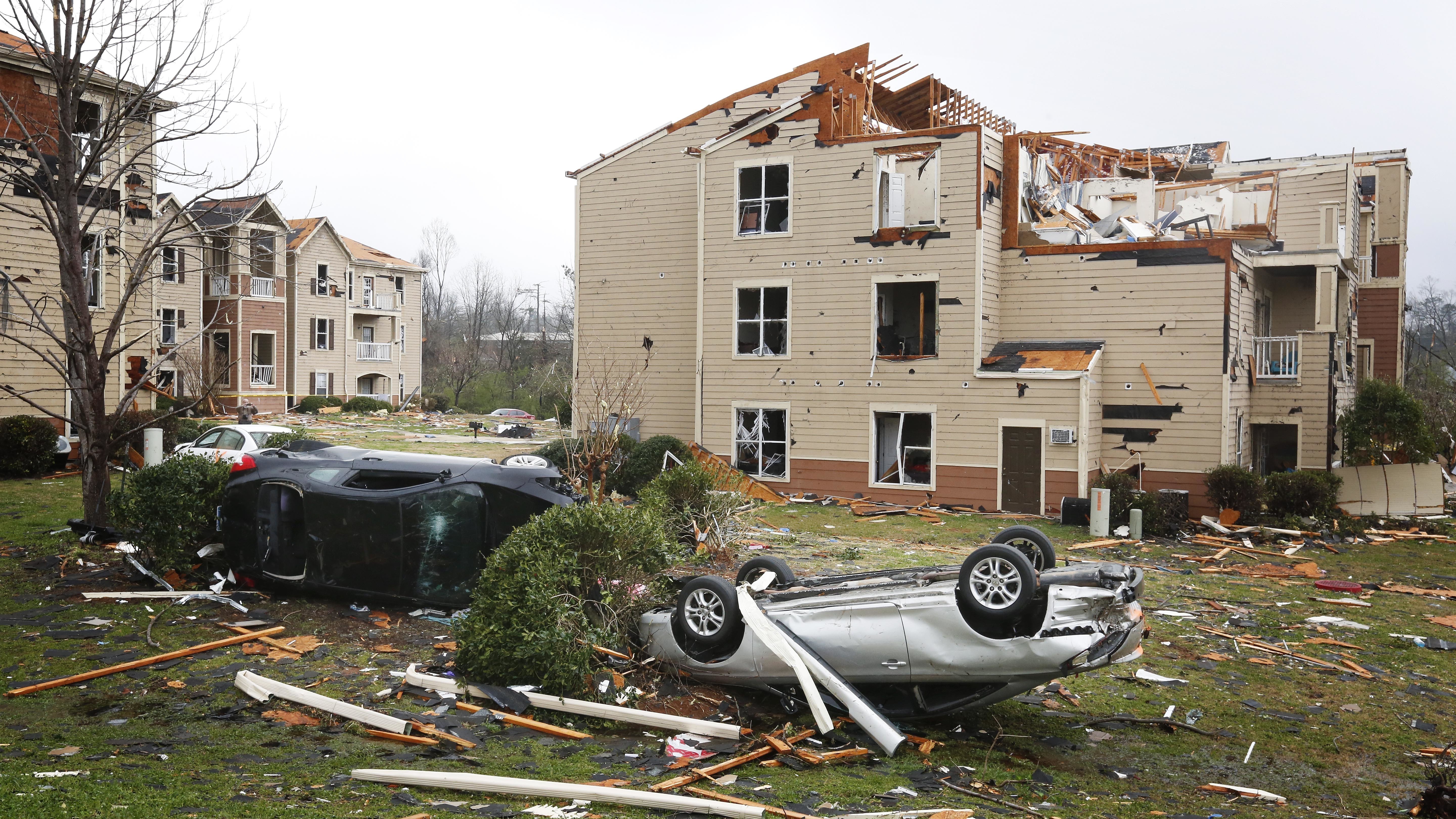 Severe Storms, Tornadoes, Rip Through U.S. Southeast : The Two-Way : NPR
