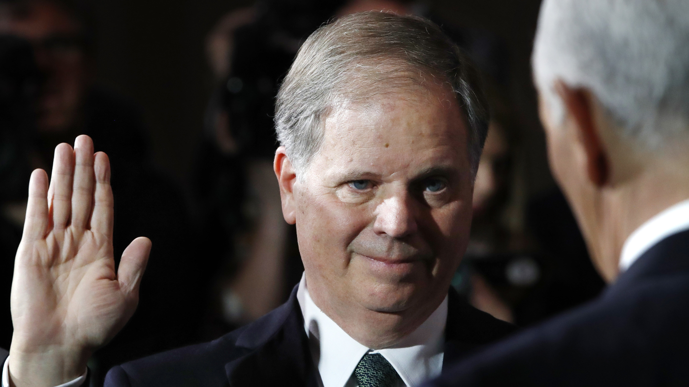 Sen. Doug Jones Gun Speech: Alabama Democrat Debuts On Senate Floor : NPR