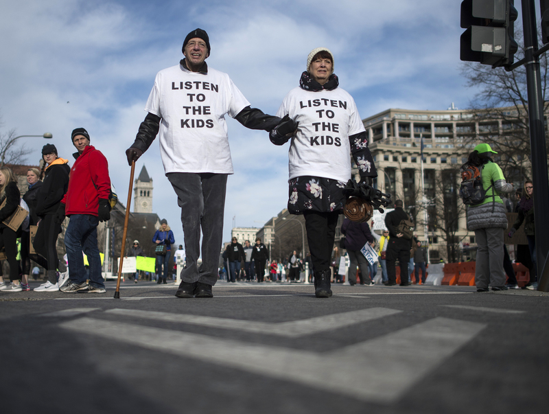 Hundreds Of Thousands March For Gun Control Across The U.S. : The Two ...