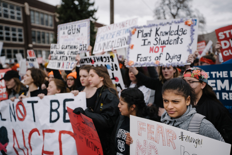 Hundreds Of Thousands March For Gun Control Across The U.S. : The Two ...