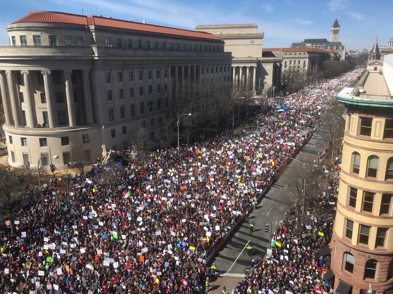 Hundreds Of Thousands March For Gun Control Across The U.S. : The Two ...