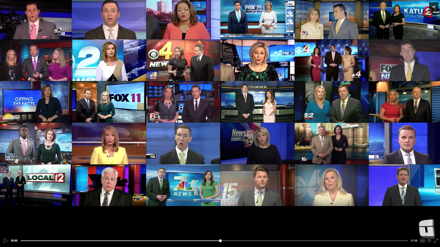Video Reveals Power Of Sinclair, As Local News Anchors Recite Script In ...