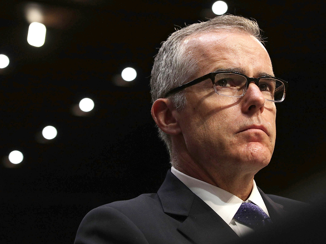 Justice Department Details Case Against Andrew McCabe, Fired Deputy FBI ...