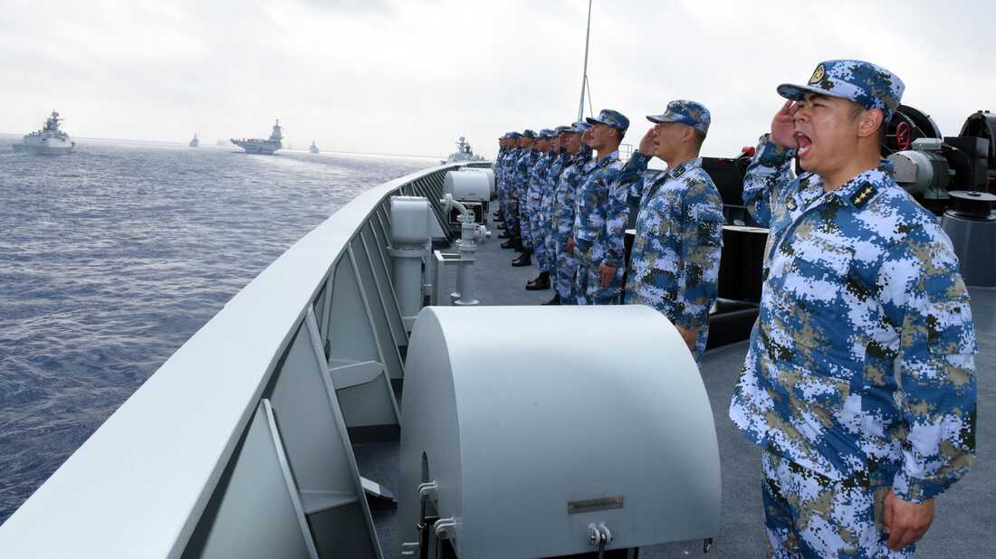 China Plans Live-Fire Exercises In Taiwan Strait, As Xi Reviews Navy ...
