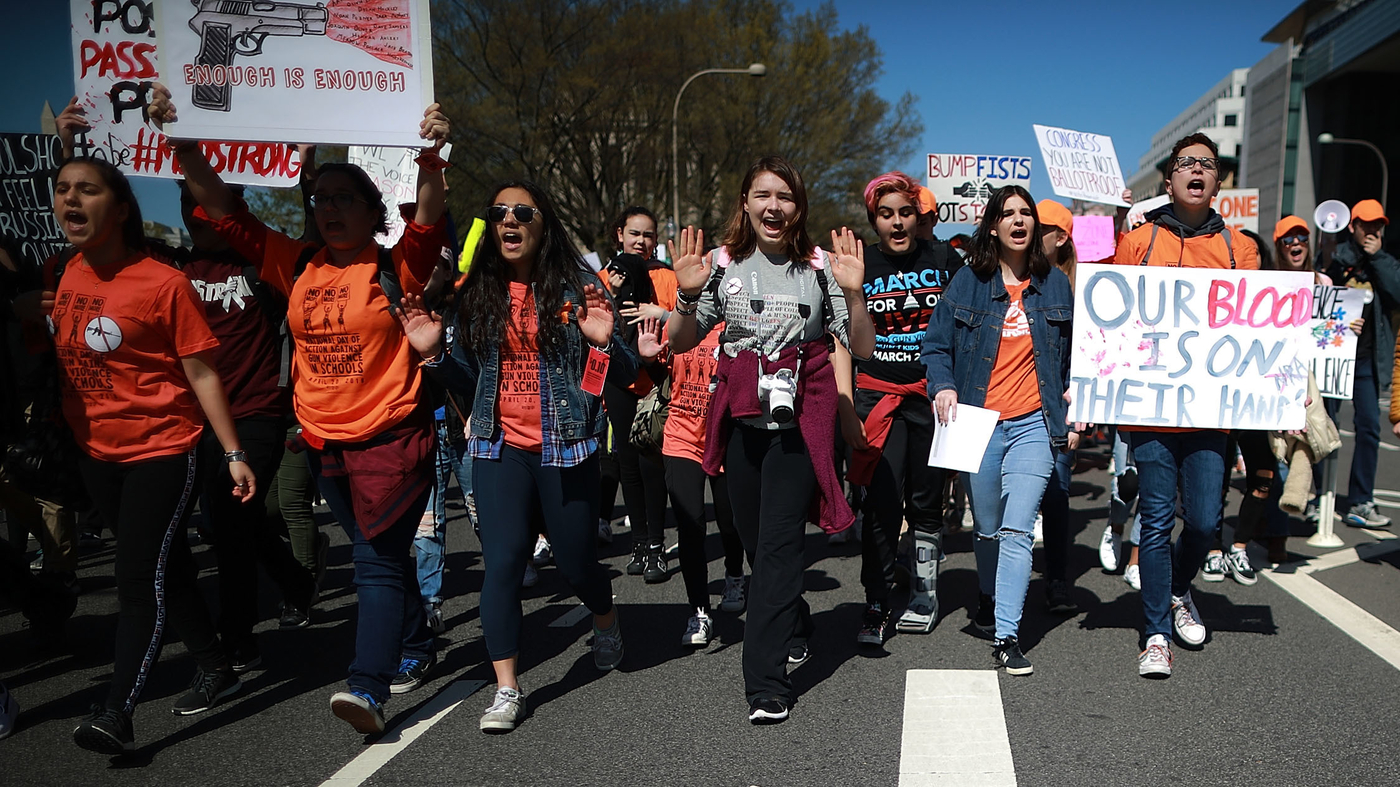 19 Years After Columbine, Students Walk Out To Stop Gun Violence : The ...