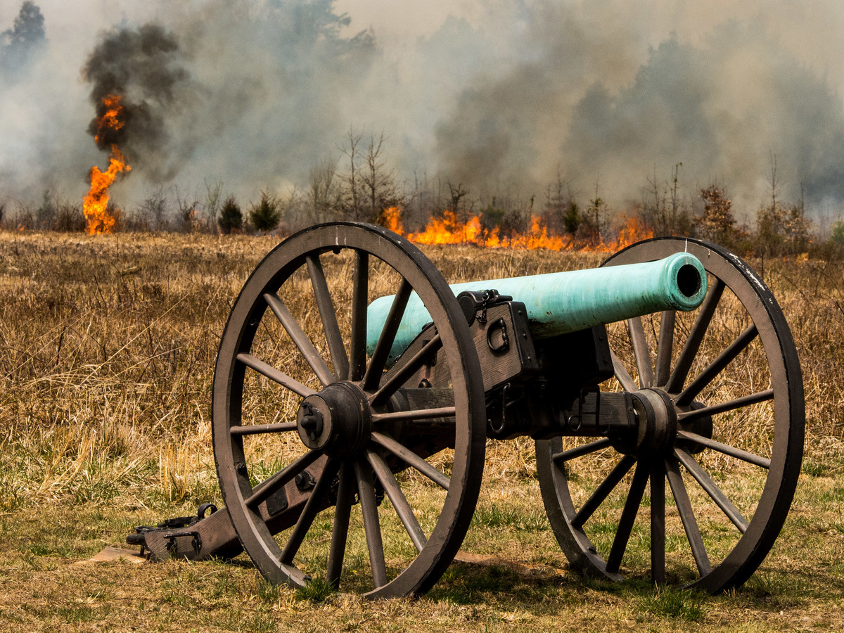 Controlled Burn Held At Manassas Battlefield Park To Restore Civil War ...