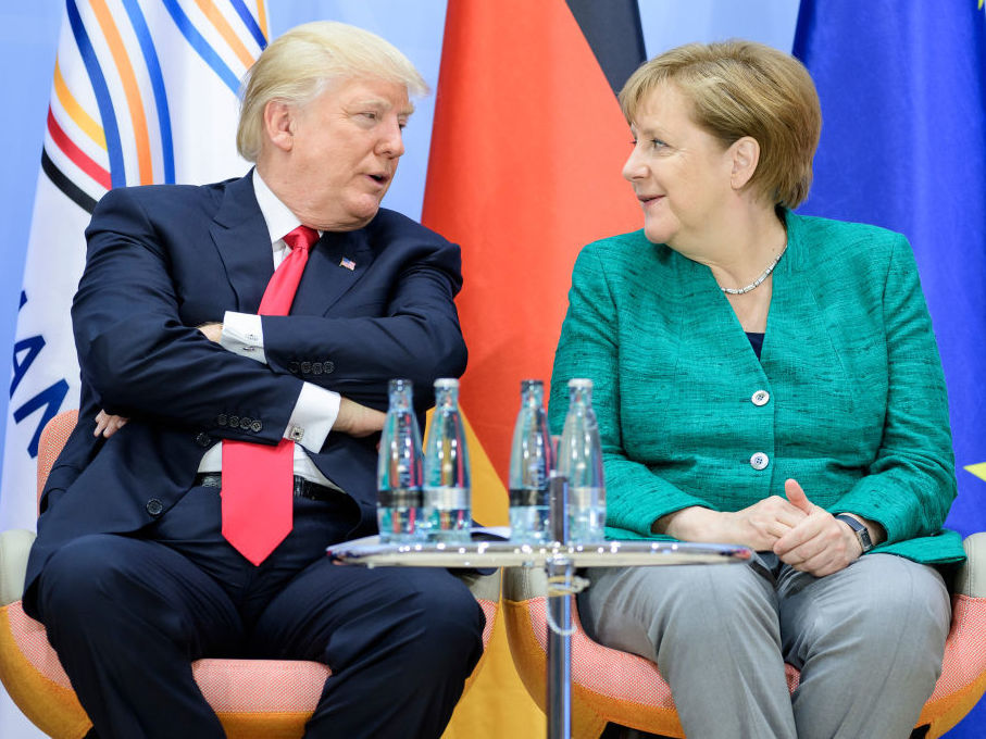 Merkel's Low-Key Visit With Trump Focuses On Trade, Foreign Policy ...