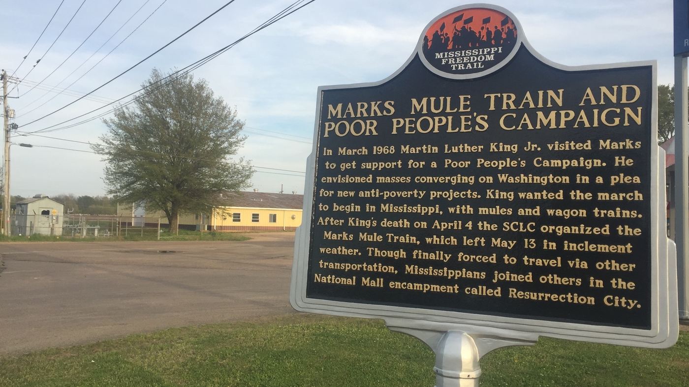 How A Mule Train From Marks, Miss., Kicked Off MLK's Poor People ...