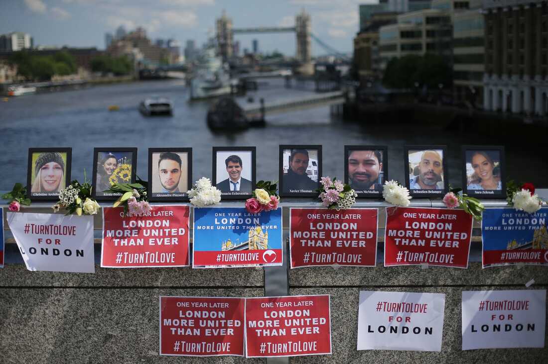 London Marks 1 Year Since Bridge Attack That Killed 8 : The Two-Way : NPR