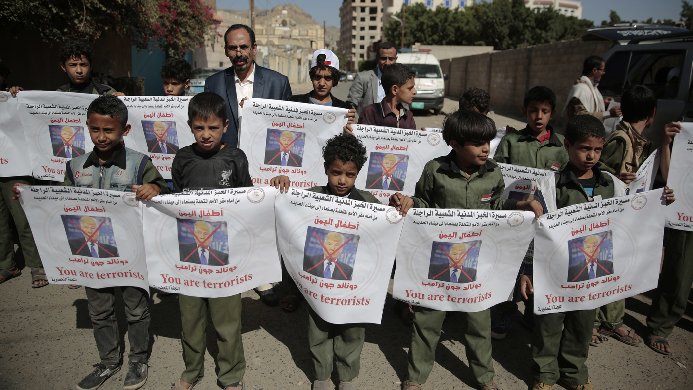 Saudi Arabia And Its Allies Strike Yemen's Main Port City : NPR