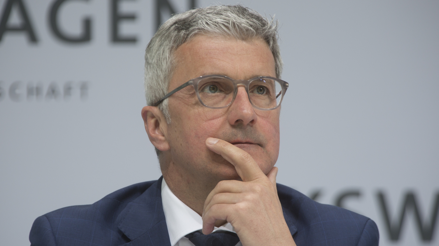 Audi CEO Arrested In Connection With Volkswagen Emissions Scandal : NPR