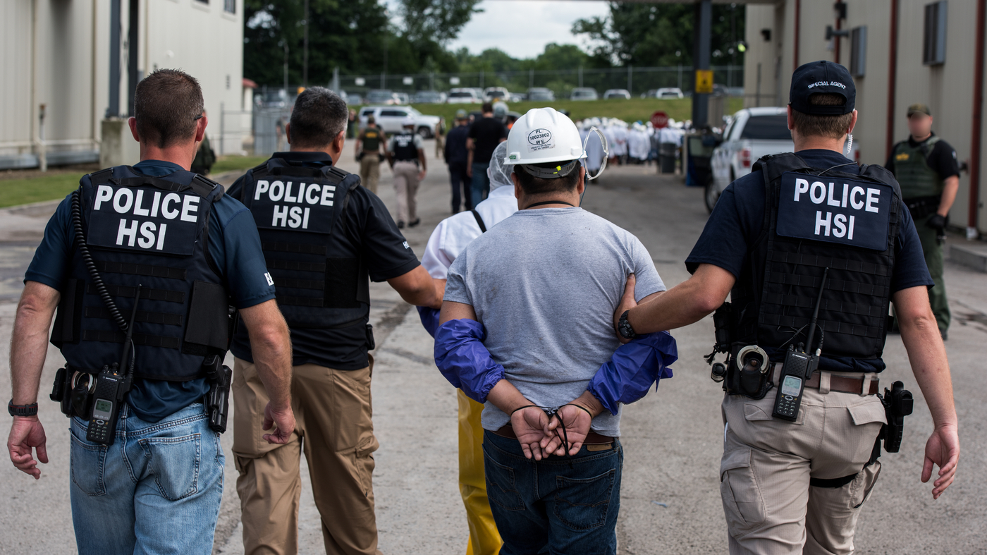 ICE Carries Out Its Largest Immigration Raid In Recent History, Arresting 146 : NPR