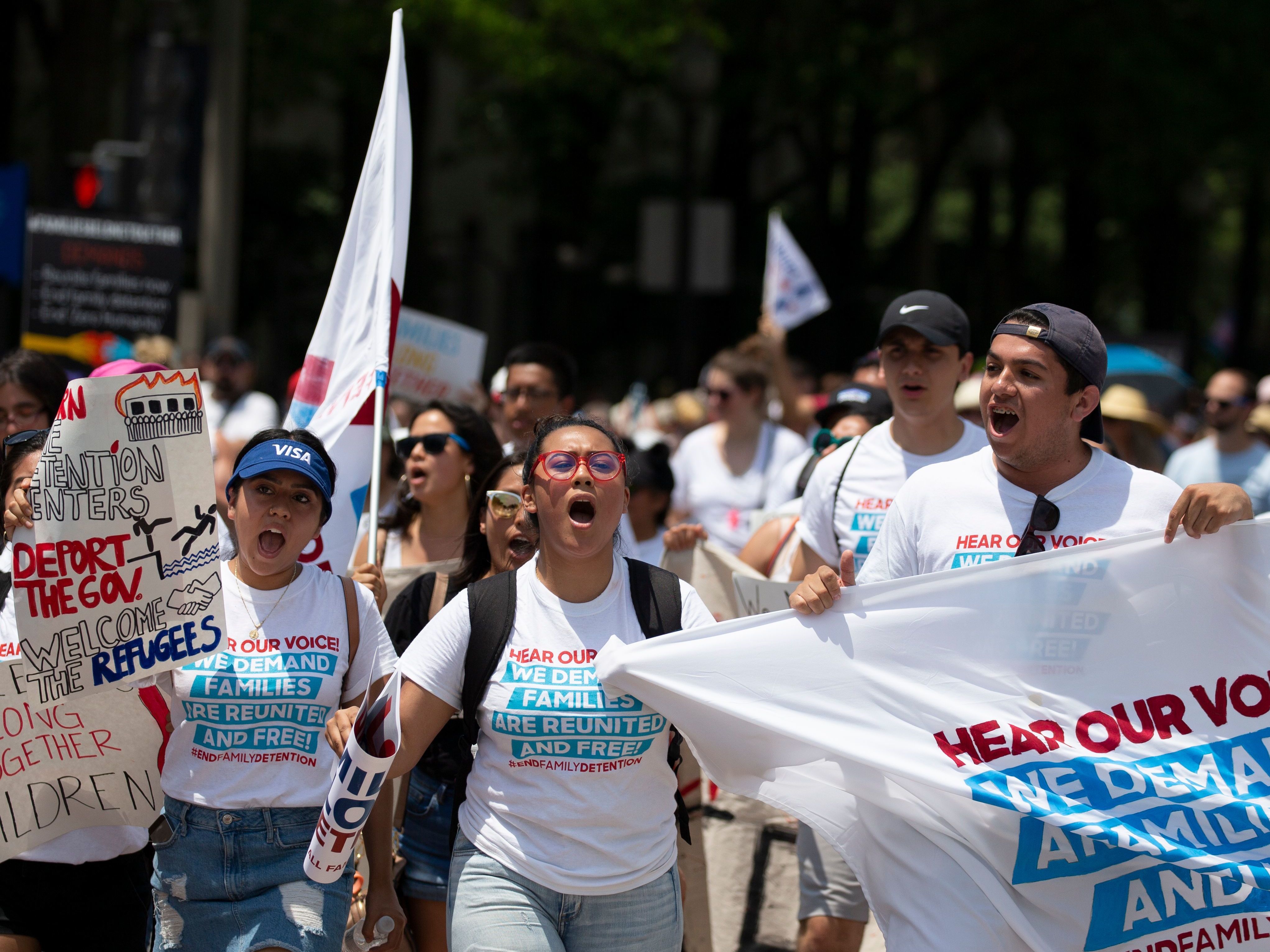 Protesters Across The Country Rally Against Trump's Immigration ...