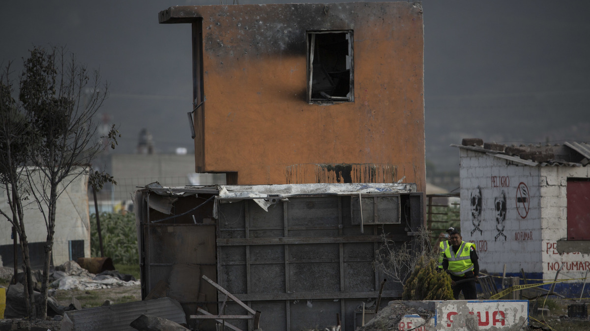 At Least 24 Dead In Fireworks Workshop Explosion In Mexico : NPR