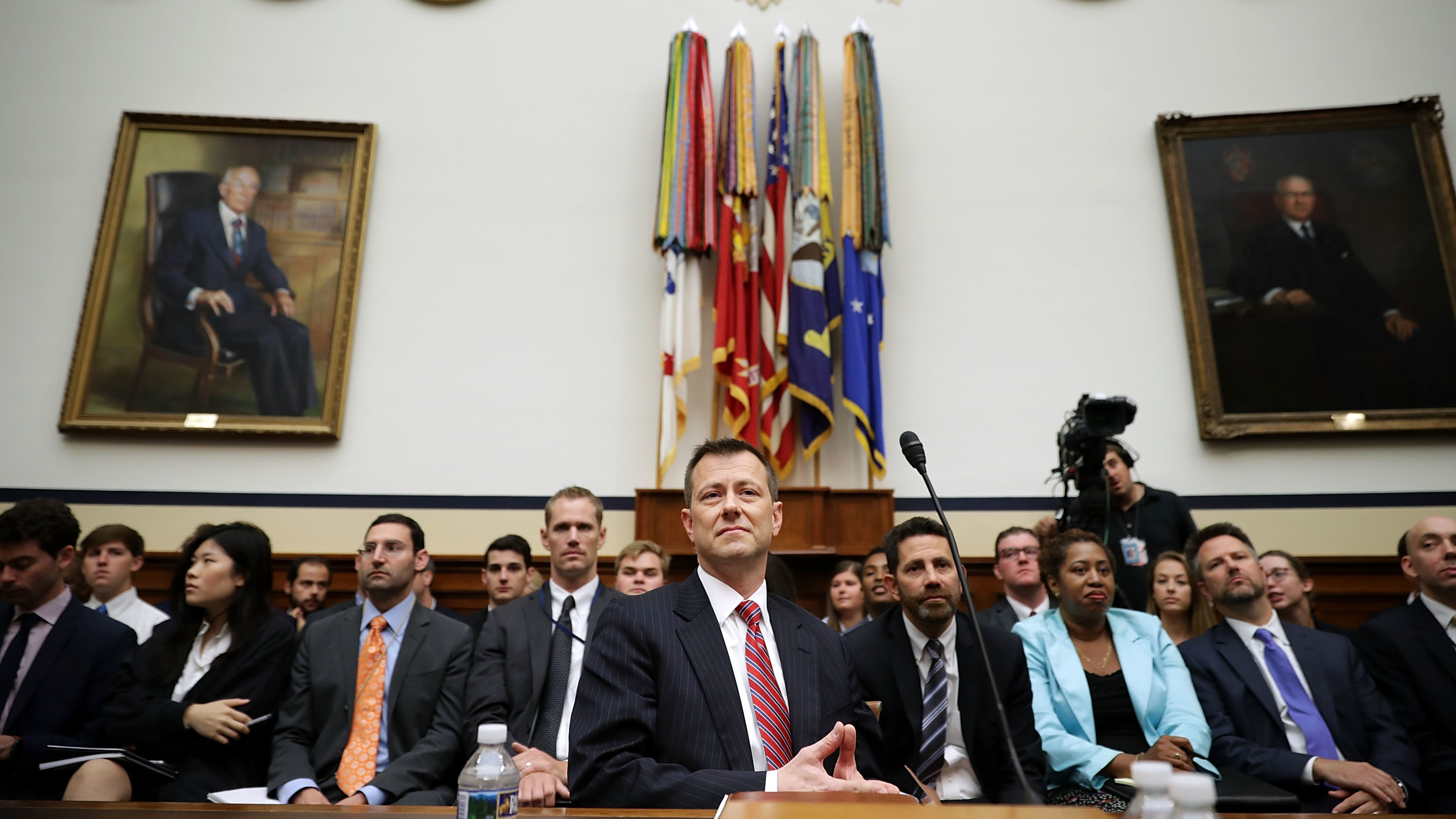 Embattled FBI Agent Peter Strzok Clashes With GOP In Raucous Hearing : NPR