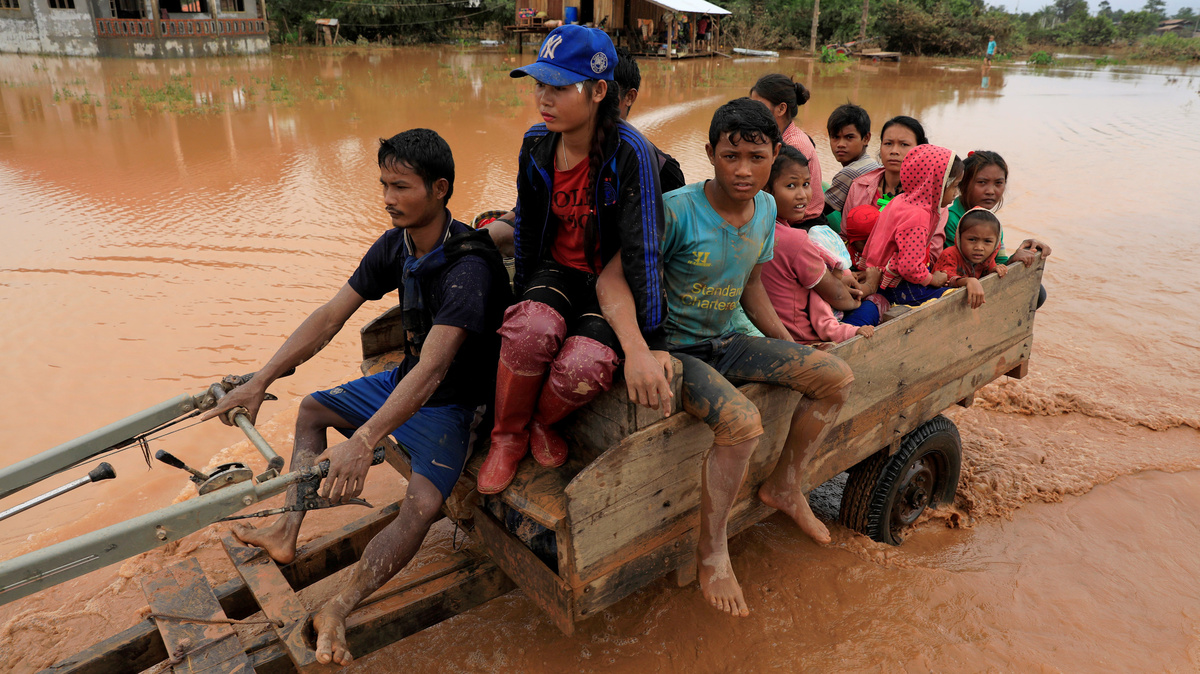 Huge Flood From Failed Dam In Laos Has Now Spread To Cambodia : NPR
