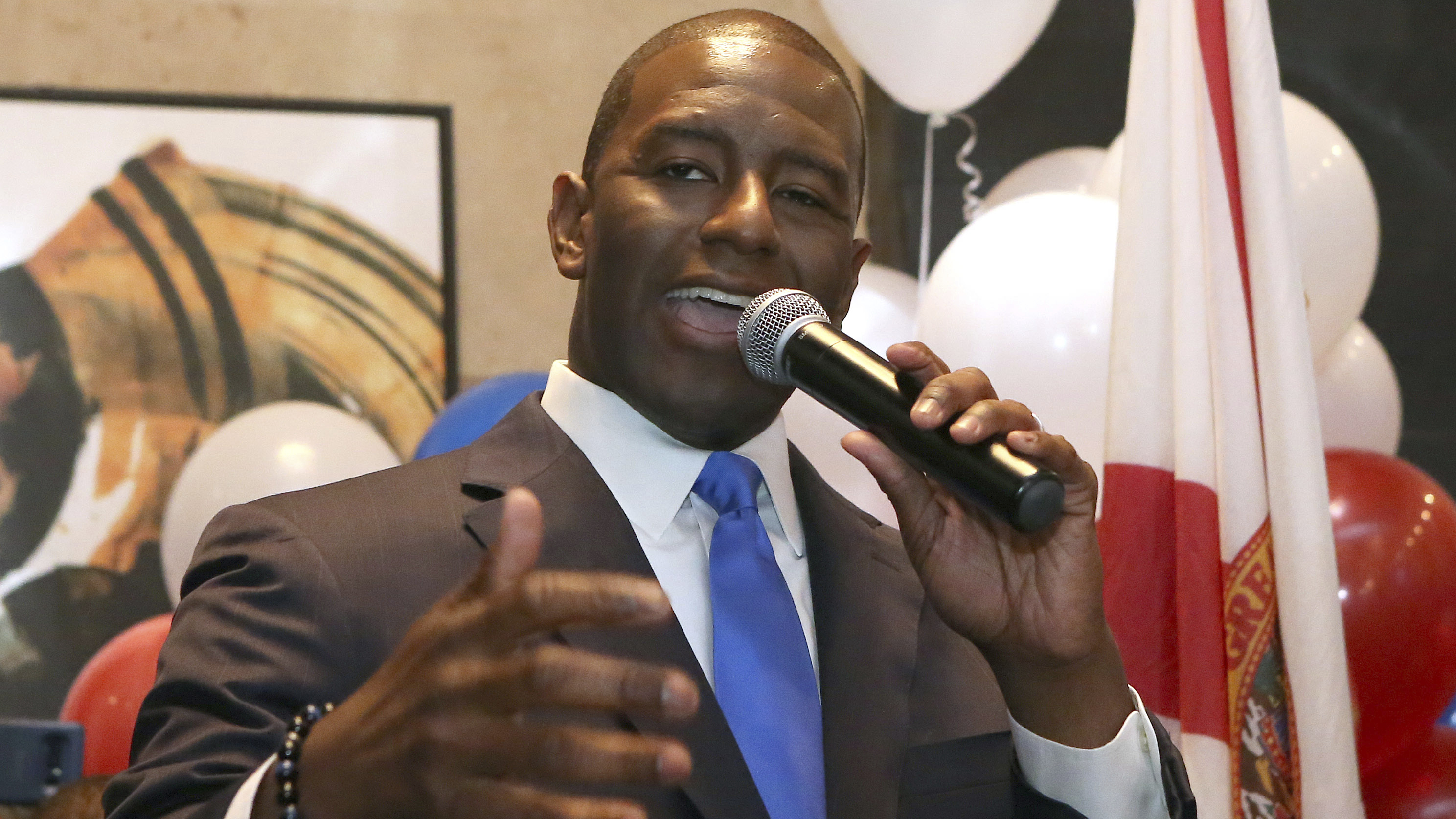 A Day After Andrew Gillum's Upset Win, The Florida Democrat Tangles ...