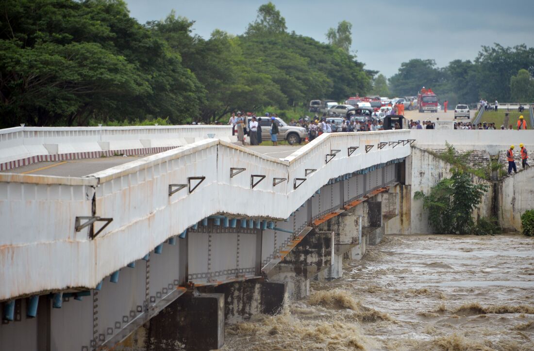 After Dam Failure, Thousands Flee In Myanmar : NPR