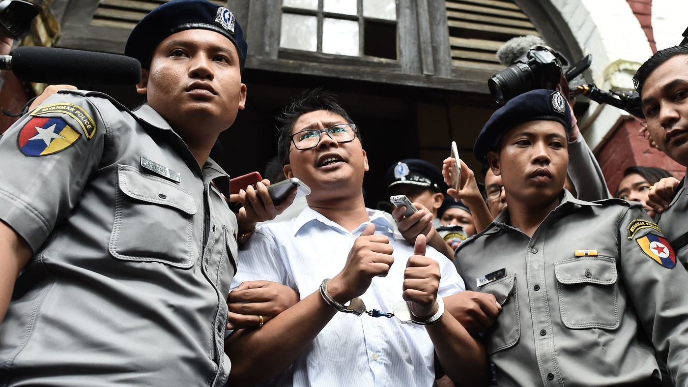 Reuters Journalists In Myanmar Convicted, Sentenced To 7 Years : NPR