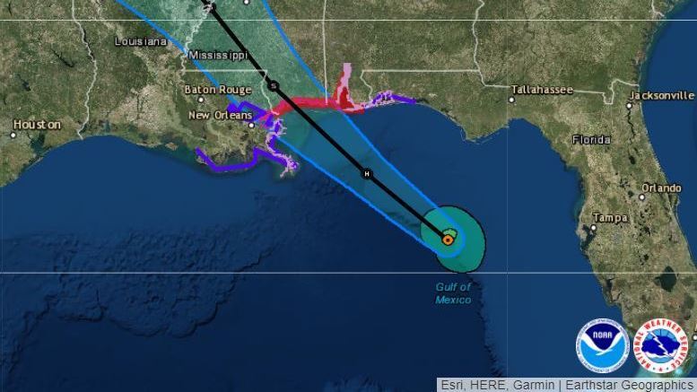 Gordon Is Forecast To Hit Northern Gulf Coast As A Hurricane Tuesday ...