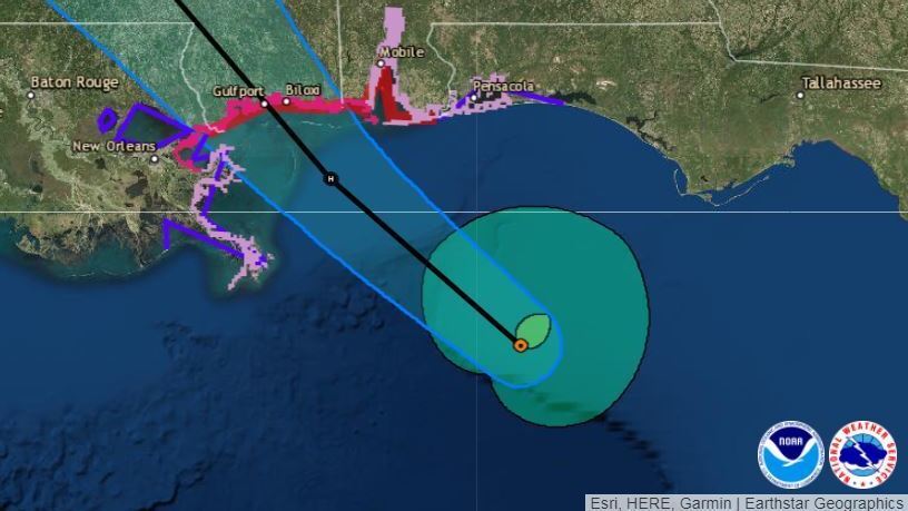 Gordon Is Forecast To Hit Northern U.S. Gulf Coast As A Hurricane ...