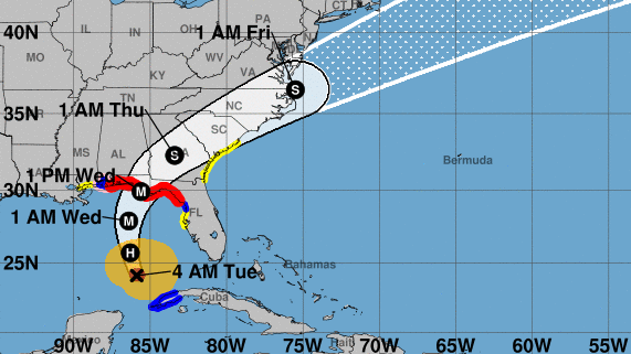 Florida Braces For 'Life-Threatening' Hurricane Michael To Hit ...