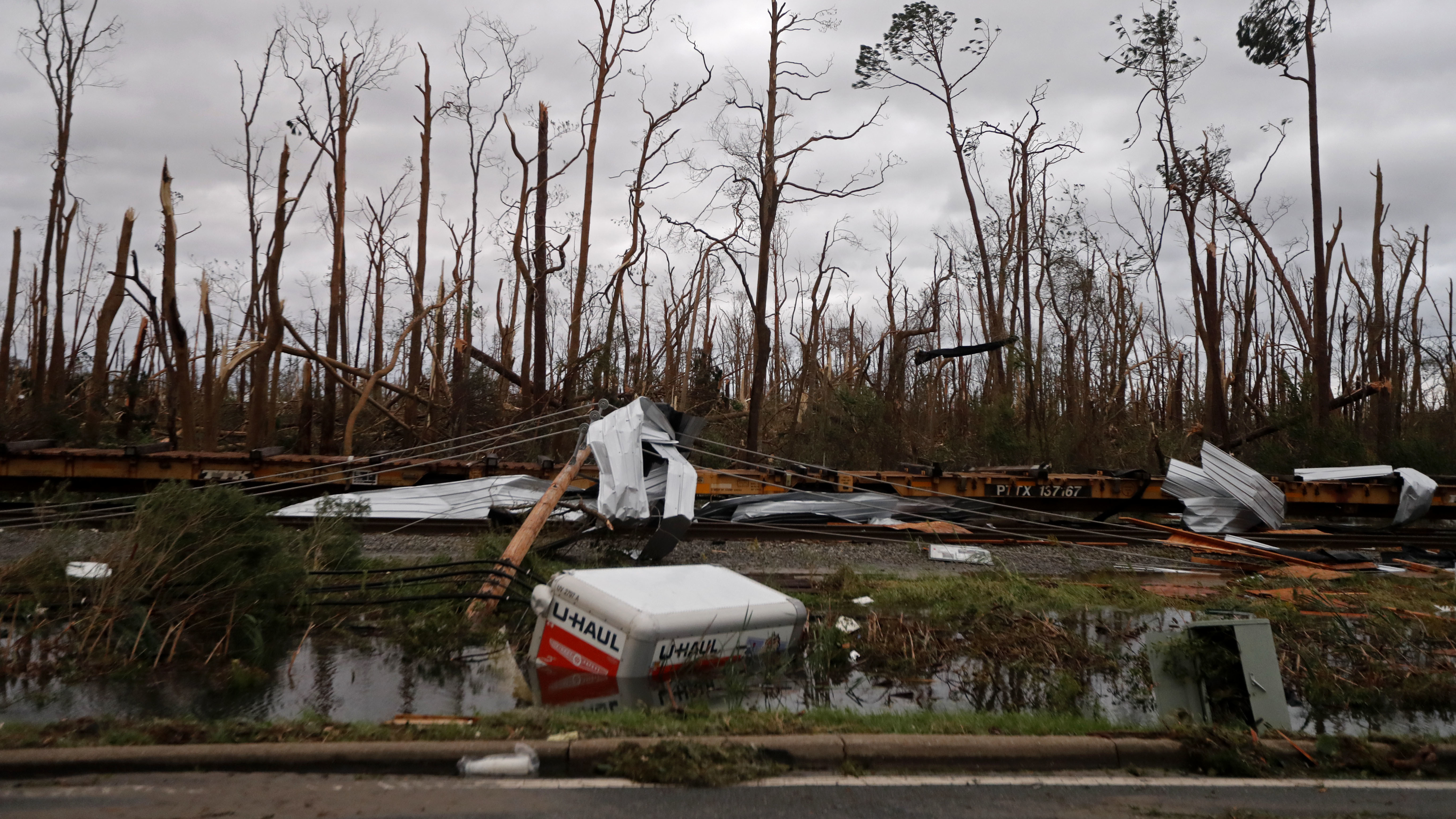 After Hurricane Michael Carved Through Florida Panhandle, Recovery Work ...