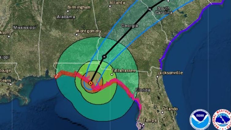 Hurricane Michael Makes Landfall In Florida Panhandle, With 155-MPH ...