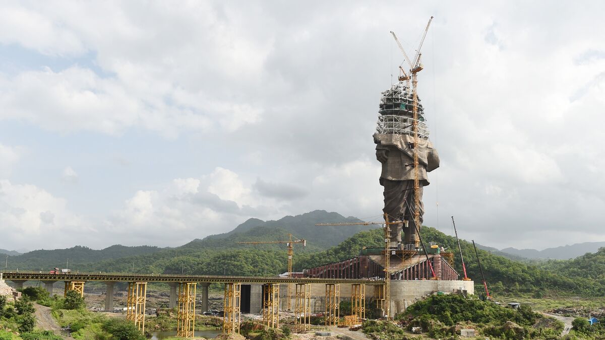 PHOTOS: World's Tallest Statue Ready For Its Inauguration In India : NPR