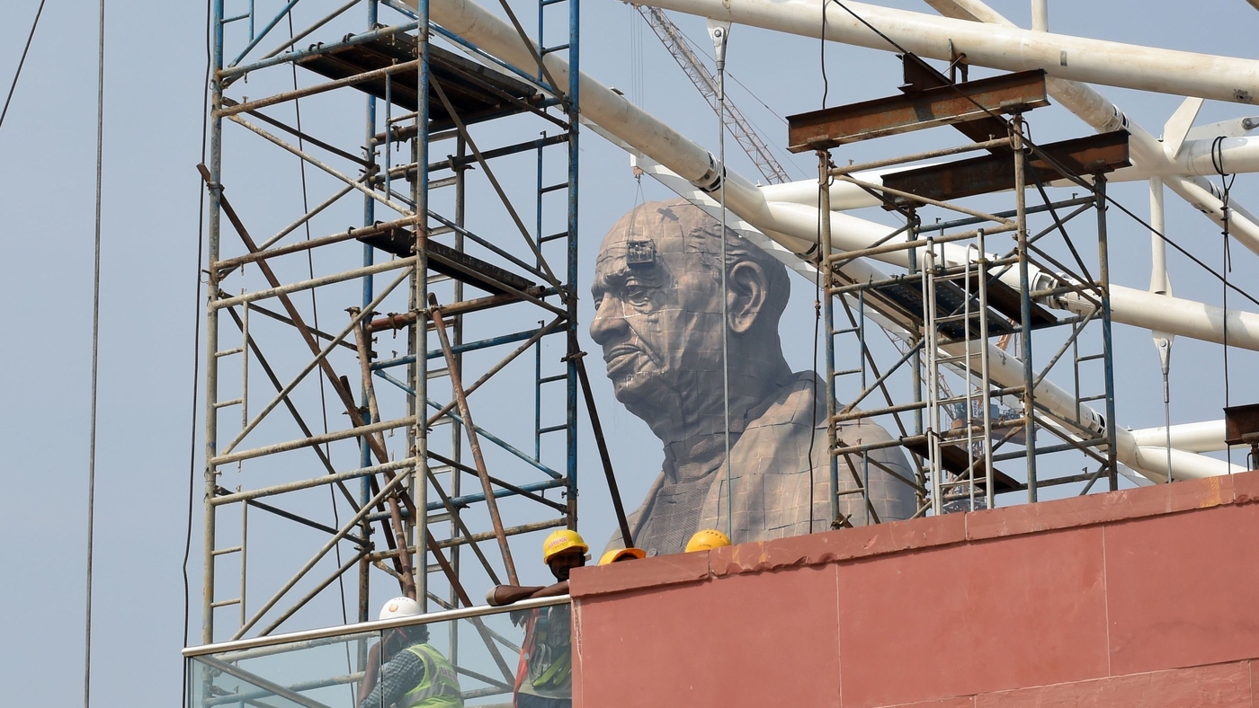 PHOTOS: World's Tallest Statue Ready For Its Inauguration In India : NPR