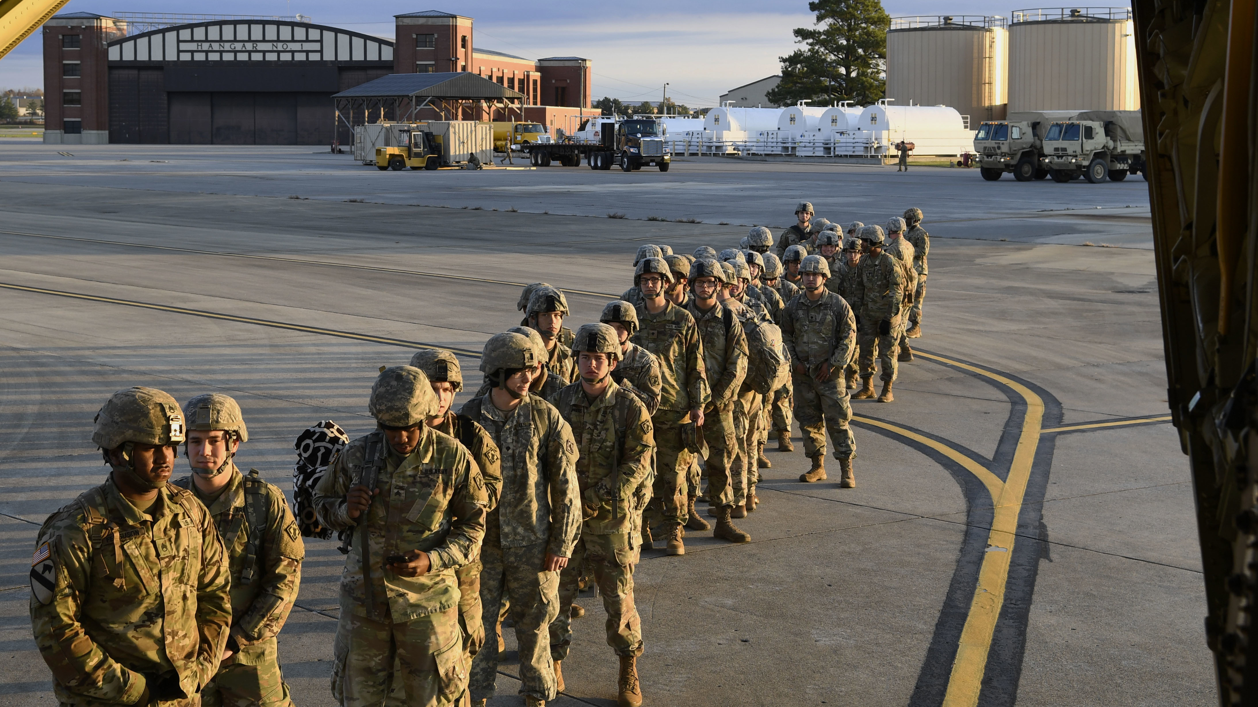 Trump Says He'll Send As Many As 15,000 Troops To The Southern Border : NPR