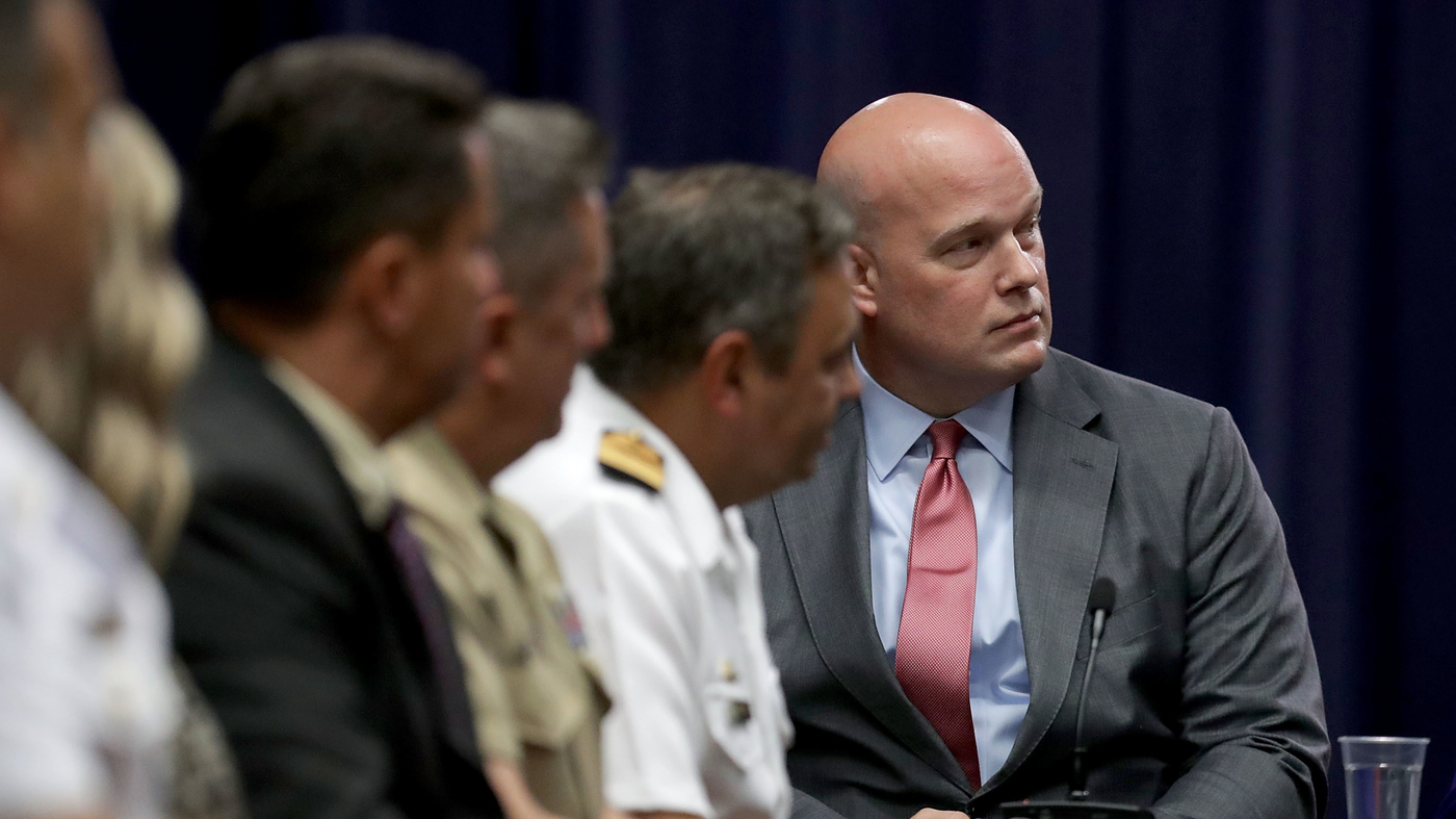 Former Attorney General Says Whitaker Appointment 'Confounds Me' : NPR