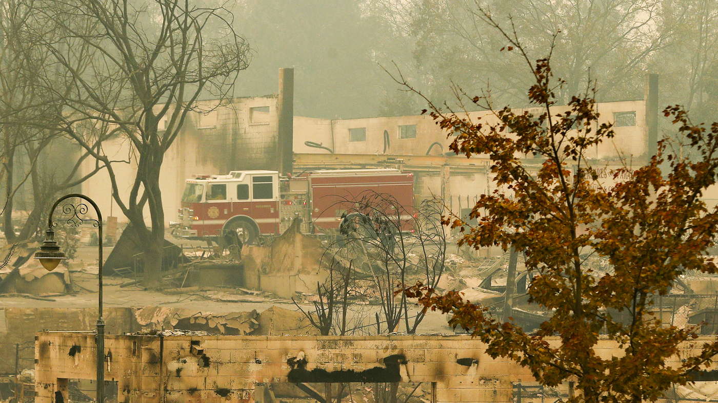 After The Fire, The Town Of Paradise Lies In An Ashy Quiet : NPR