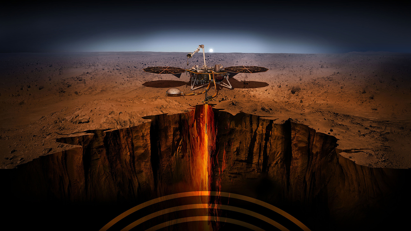NASA Probe Lands Safely On Martian Surface : NPR