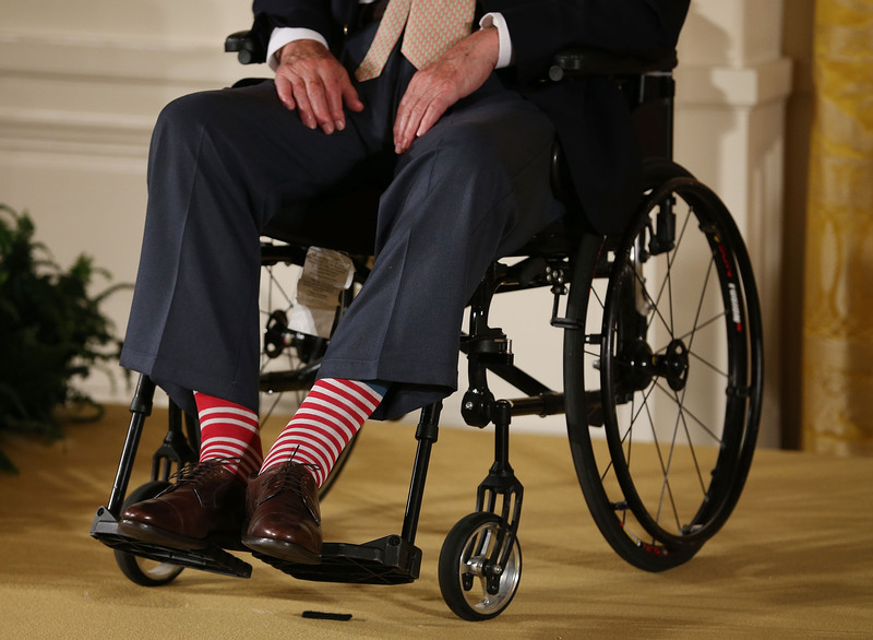 President George H.W. Bush's Choice Of Bold, Whimsical Socks Made Him A ...