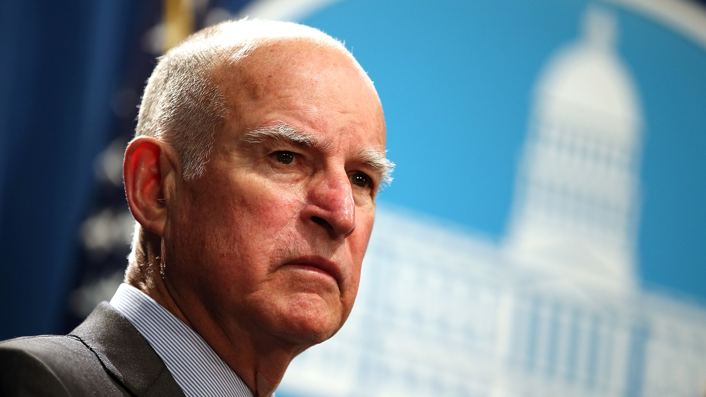 Jerry Brown's Exit Interview: Don't Say He Didn't Warn You : NPR